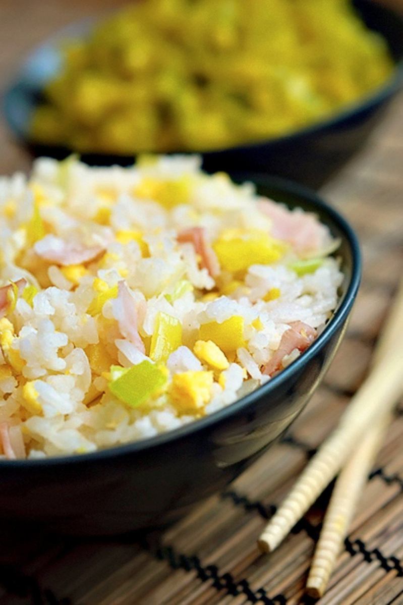 Nasi with ham, egg and leek – Happy meala Recipes